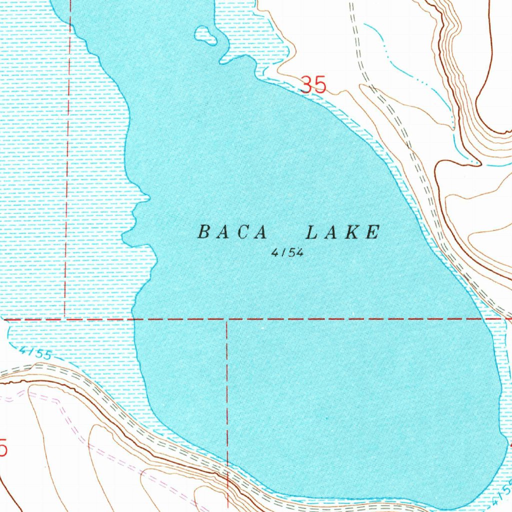 Krumbo Reservoir, OR (1967, 24000-Scale) Map by United States ...