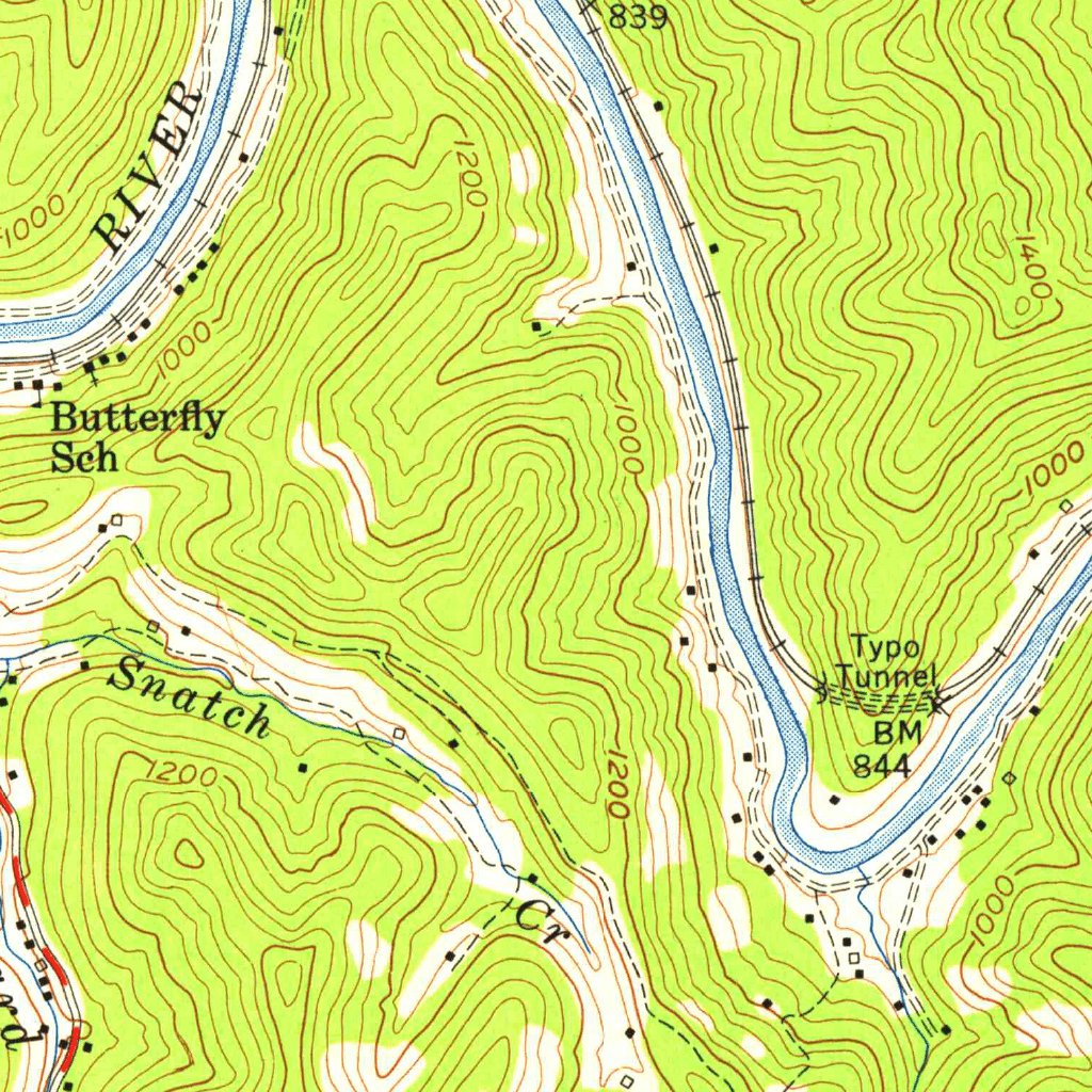 Krypton, KY (1954, 24000-Scale) Map by United States Geological Survey ...