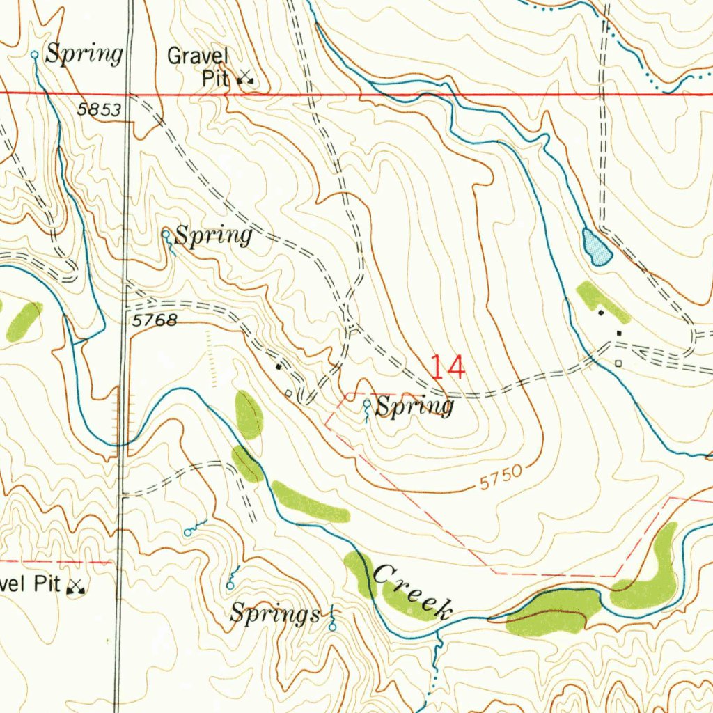 Kutch NW, CO (1978, 24000-Scale) Map by United States Geological Survey ...