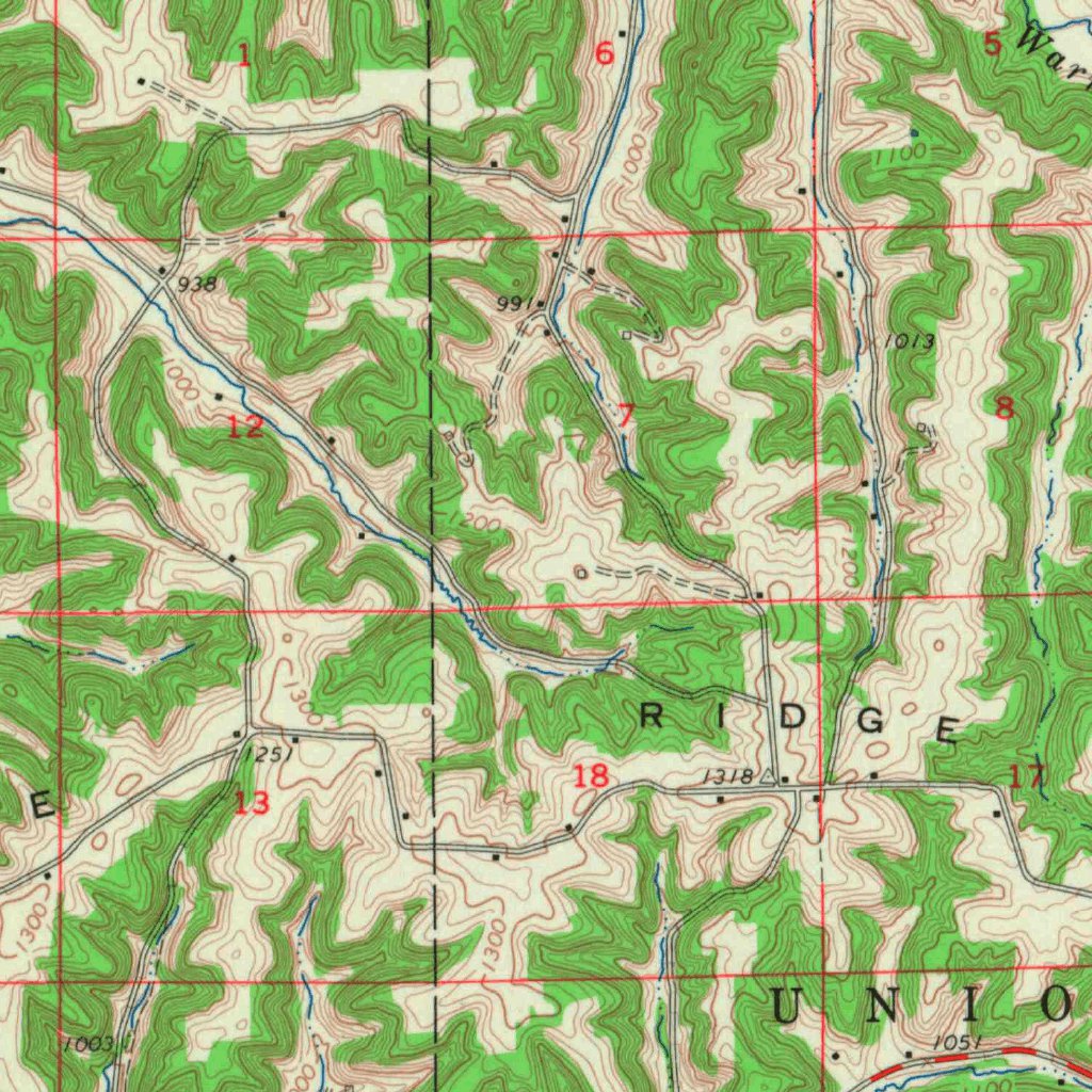 La Farge, WI (1965, 62500-Scale) Map by United States Geological Survey ...