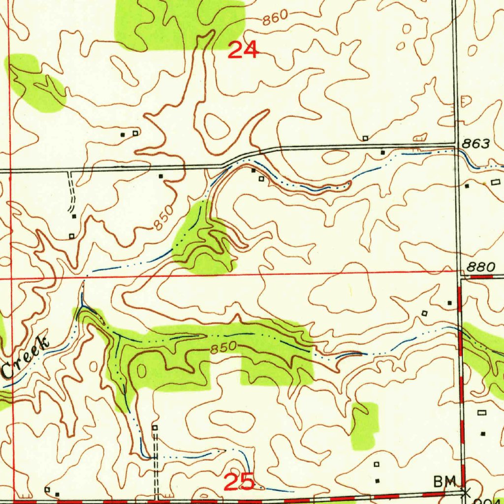 La Fontaine, IN (1953, 24000-Scale) Map by United States Geological ...