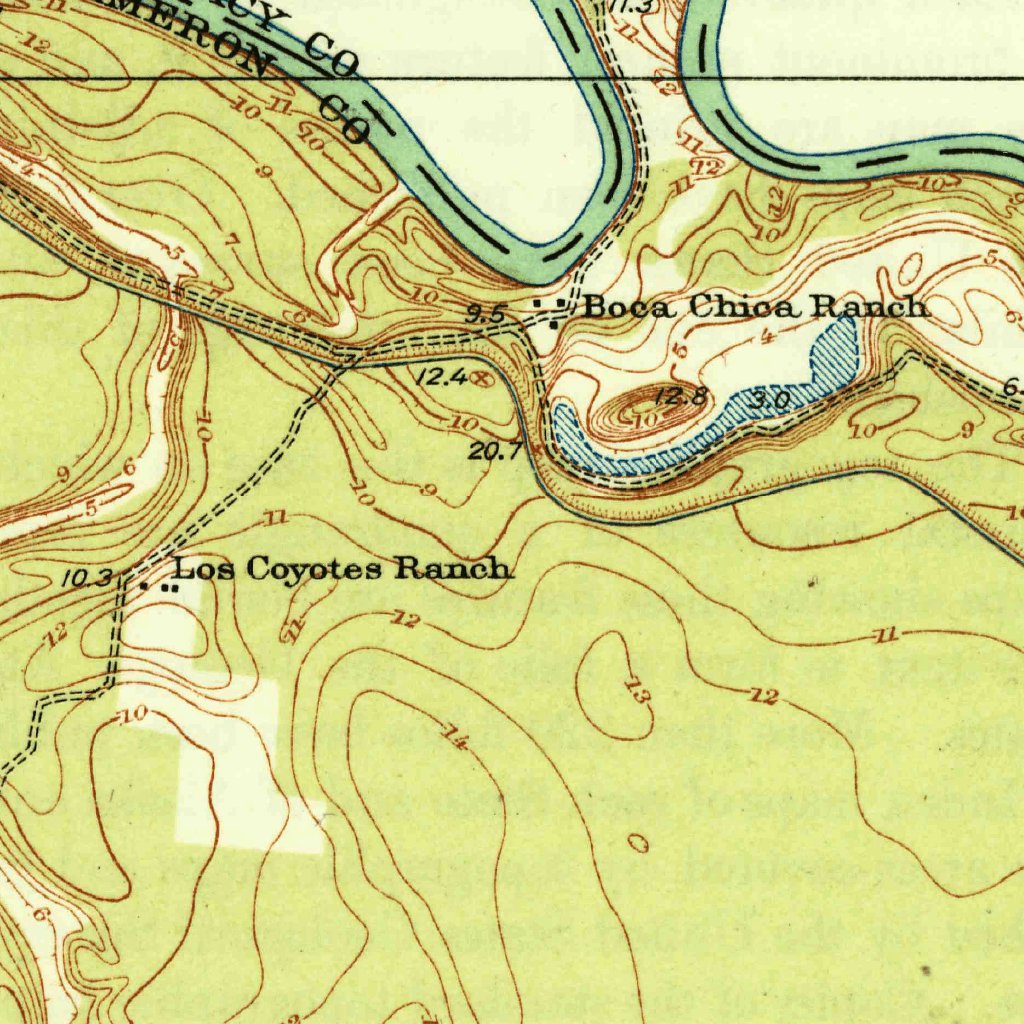 La Leona, TX (1936, 31680-Scale) Map by United States Geological Survey ...