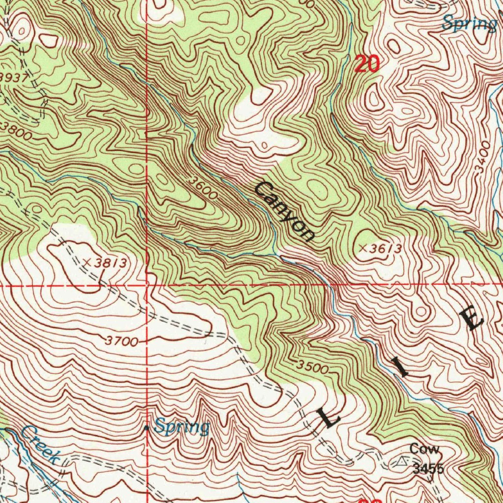 La Liebre Ranch, CA (1995, 24000-Scale) Map by United States Geological ...