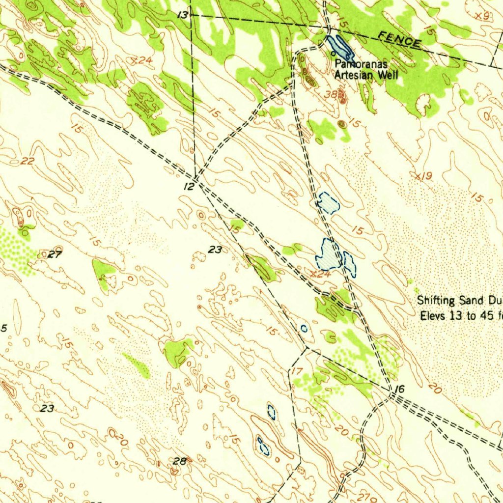 La Parra Ranch, TX (1955, 62500-Scale) Map by United States Geological ...