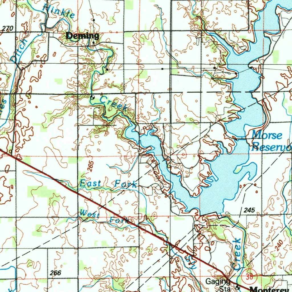 Lafayette, IN (1984, 100000-Scale) Map by United States Geological ...