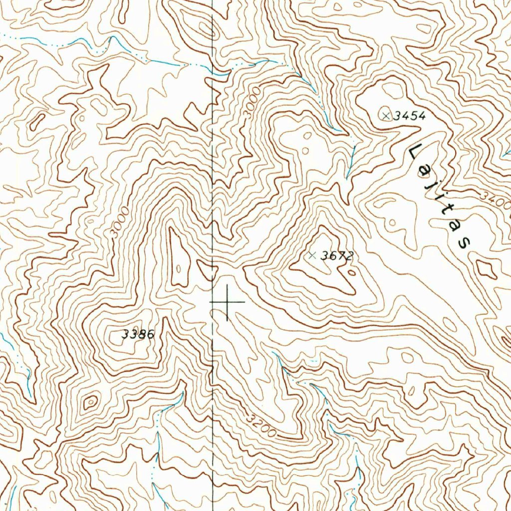 Lajitas, TX (1971, 24000-Scale) Map by United States Geological Survey ...
