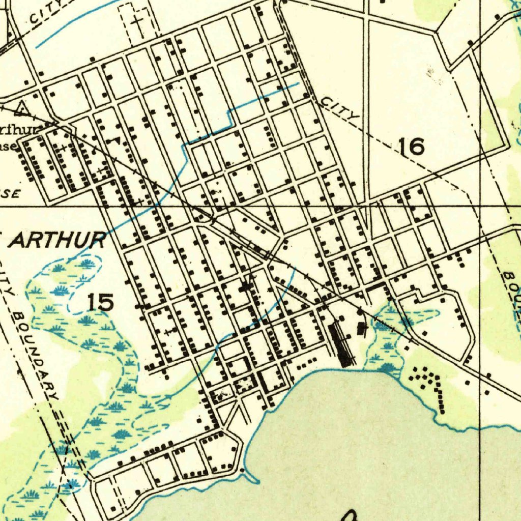 Lake Arthur, LA (1946, 31680-Scale) Map by United States Geological ...
