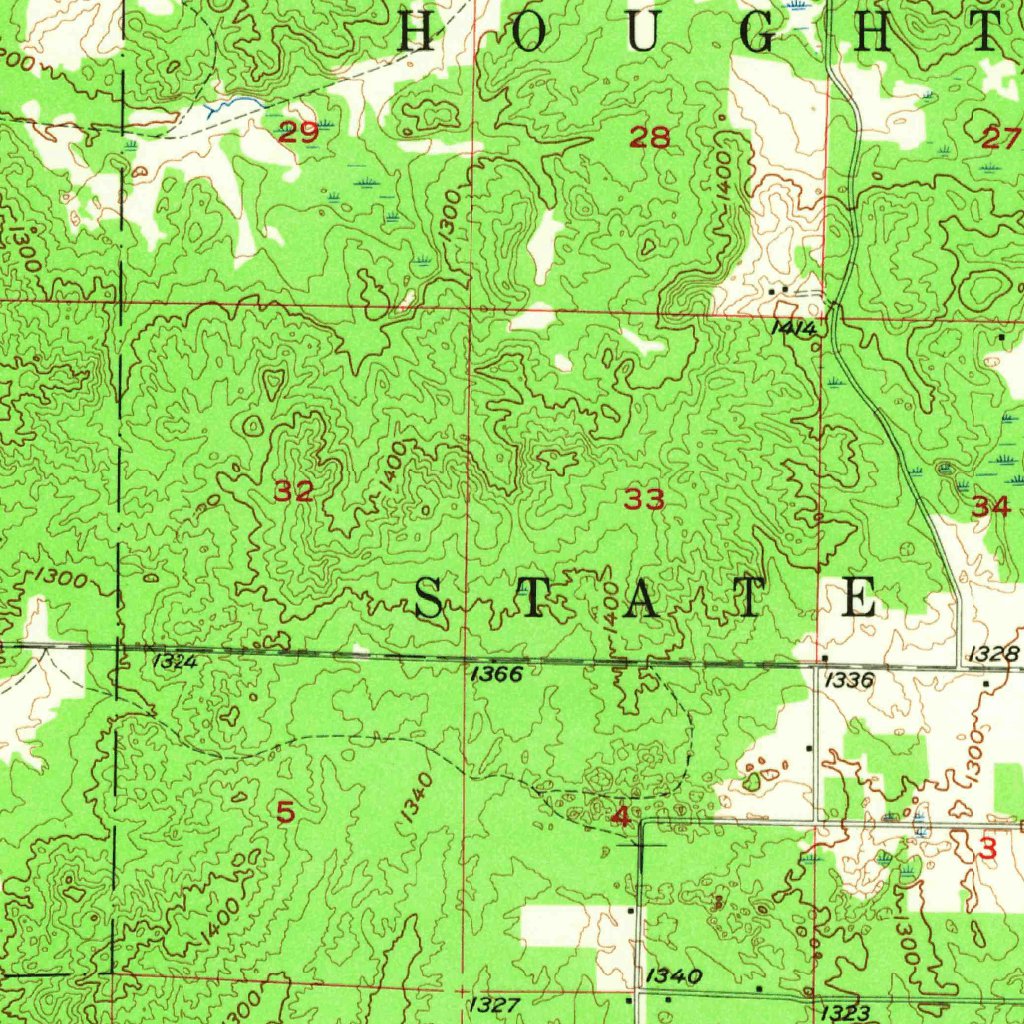 Lake City, MI (1956, 62500-Scale) Map by United States Geological ...