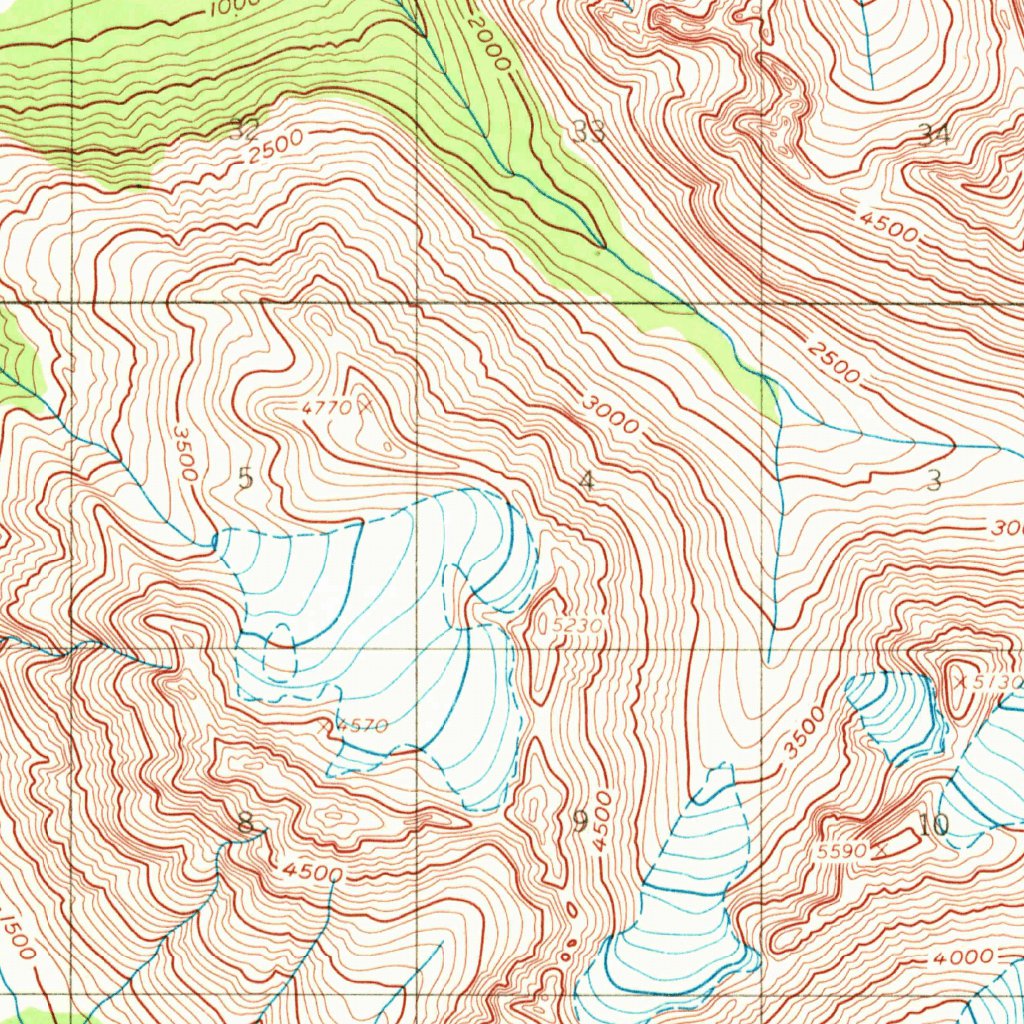 Lake Clark A-2, AK (1958, 63360-Scale) Map by United States Geological ...