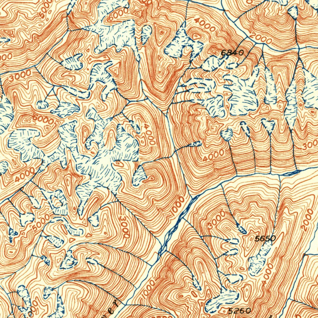 Lake Clark, AK (1946, 250000-Scale) Map by United States Geological ...