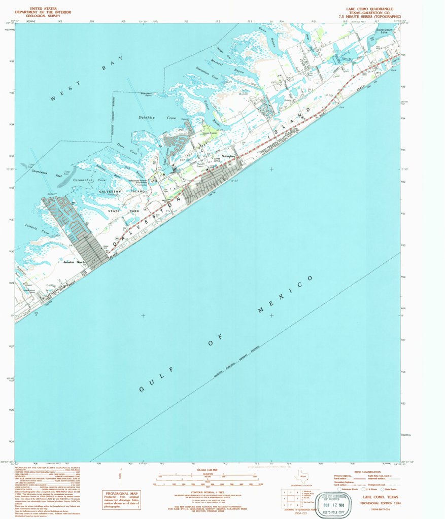Lake Como, TX (1994, 24000-Scale) Map by United States Geological ...