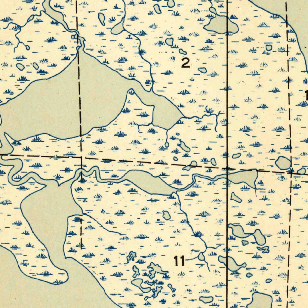 Lake Eloi, LA (1947, 31680-Scale) Map by United States Geological ...