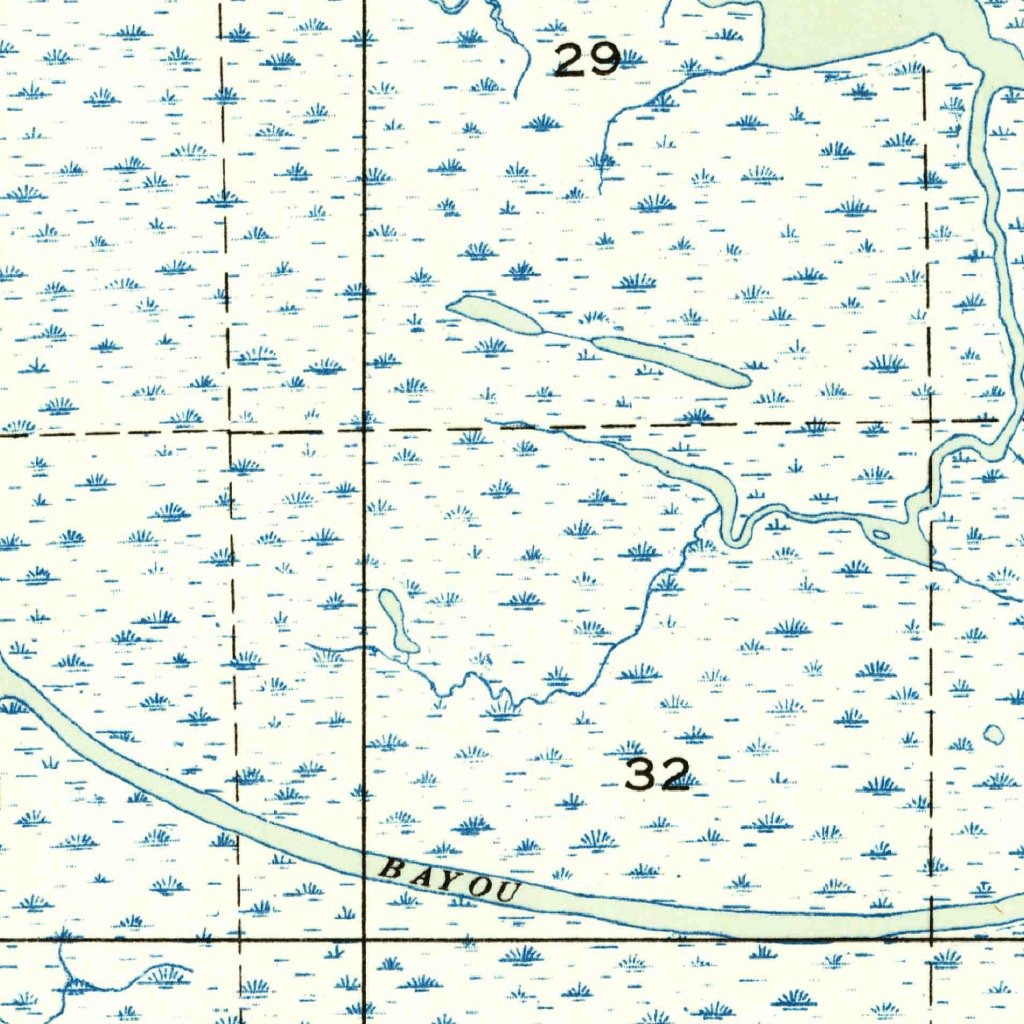Lake Eloi, LA (1954, 31680-Scale) Map by United States Geological ...