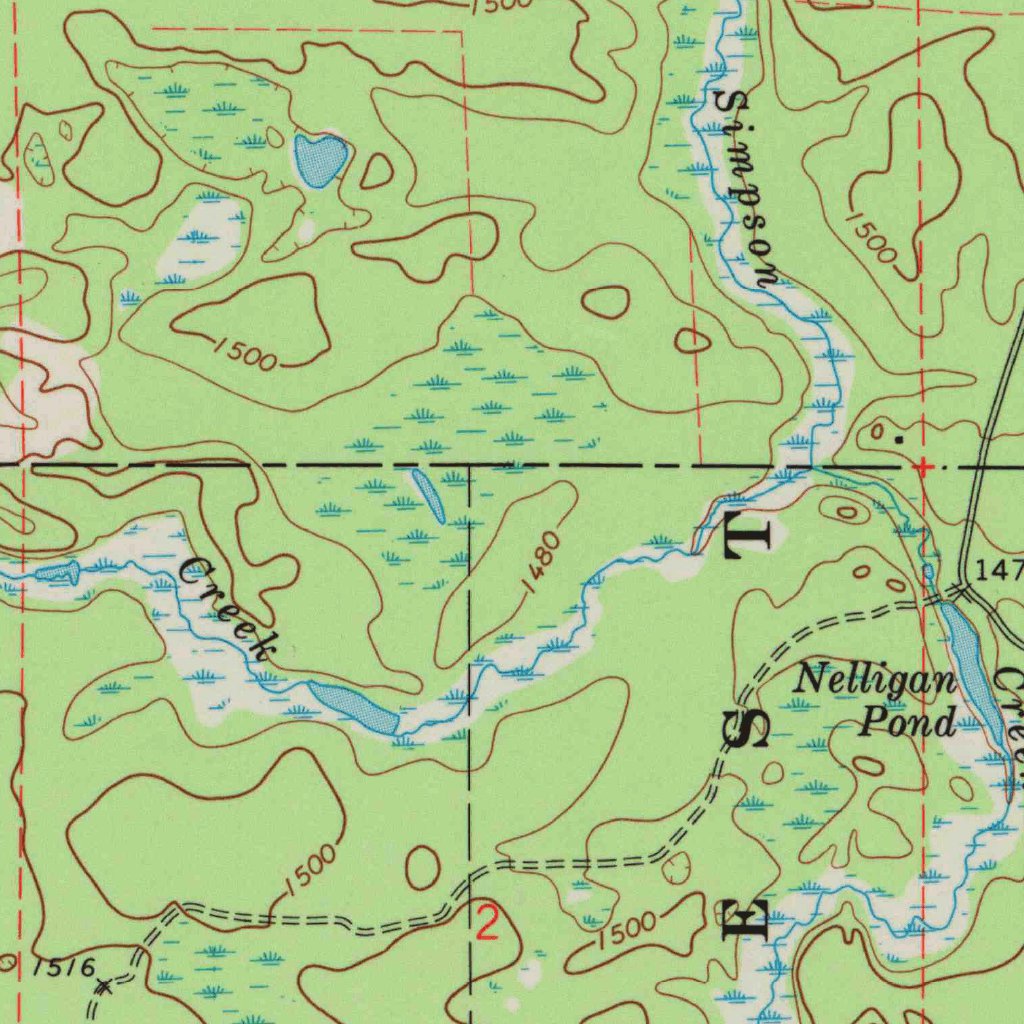 Lake Gordon, WI (1972, 24000-Scale) Map by United States Geological ...