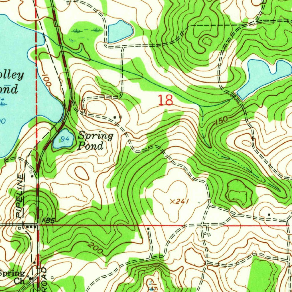 Lake Jackson, FL (1963, 24000-Scale) Map by United States Geological ...