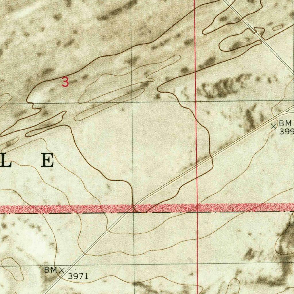 Lake Lucero NE, NM (1982, 24000-Scale) Map by United States Geological ...