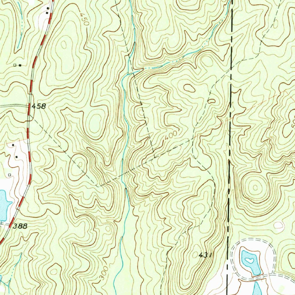 Lake Michie, NC (1977, 24000-Scale) Map by United States Geological ...