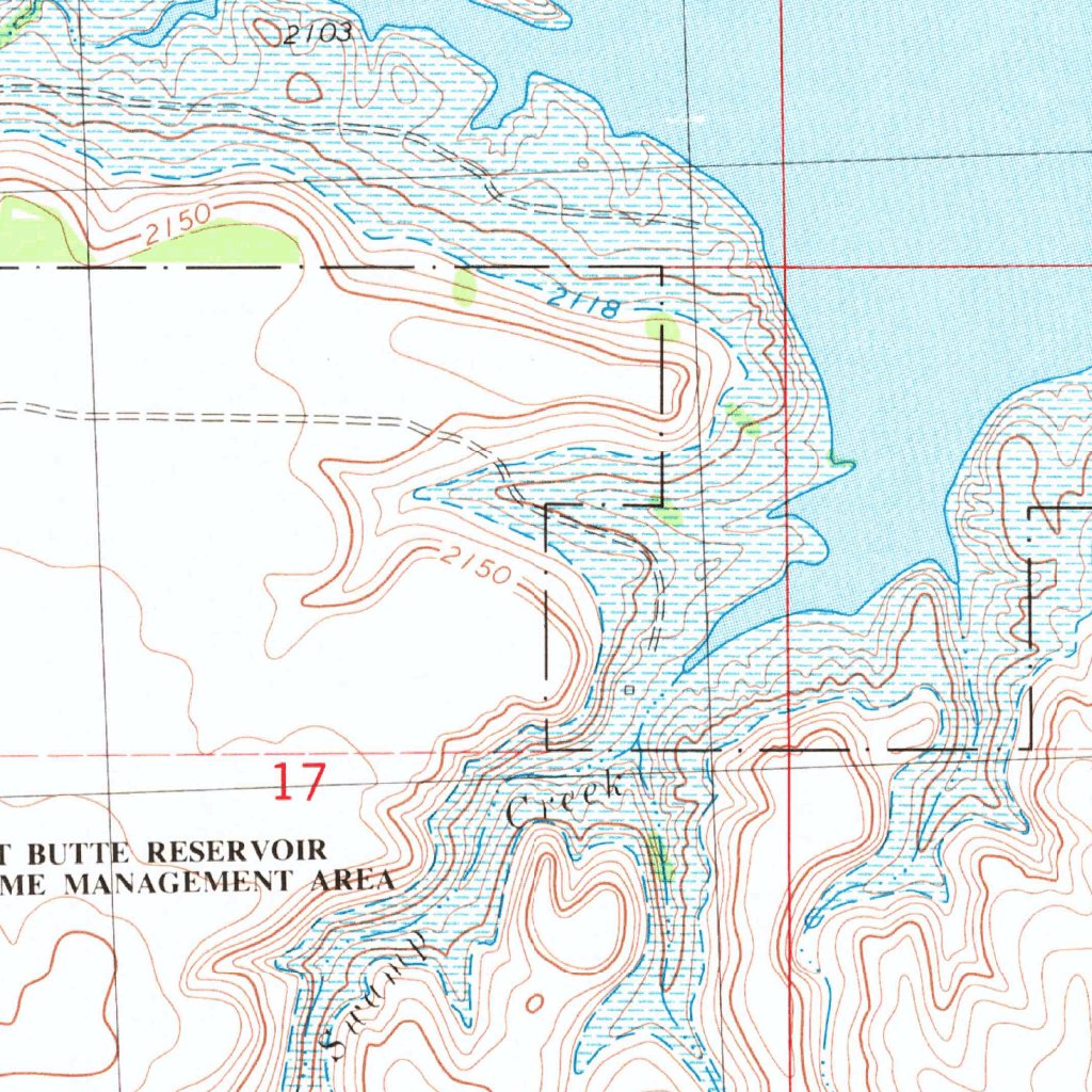 Lake Tschida West, ND (1980, 24000-Scale) Map by United States ...