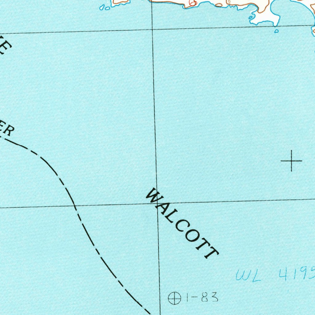 Lake Walcott East, ID (1984, 24000-Scale) Map by United States ...