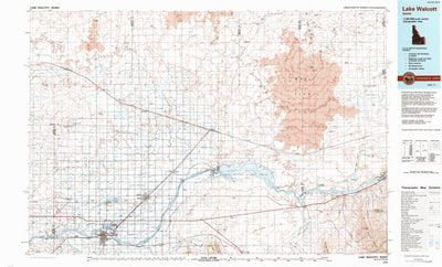 Lake Walcott, ID (1993, 100000-Scale) Map by United States Geological ...