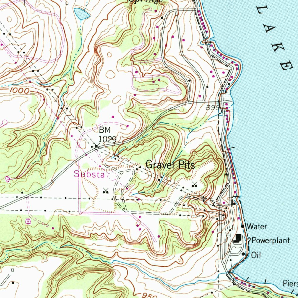 Lake Weatherford, TX (1959, 24000-Scale) Map by United States ...
