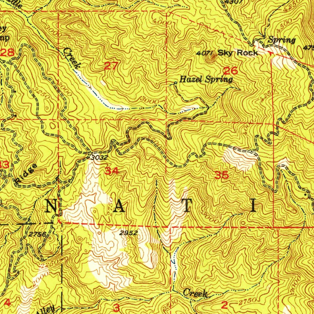 Lakeport, CA (1951, 62500-Scale) Map by United States Geological Survey ...