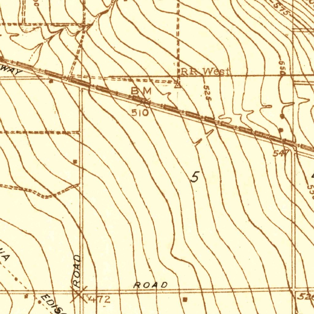 Lamont, CA (1929, 31680-Scale) Map by United States Geological Survey ...