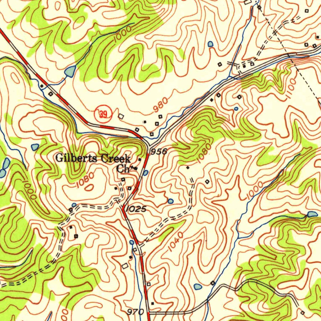 Lancaster, KY (1952, 24000-Scale) Map by United States Geological ...