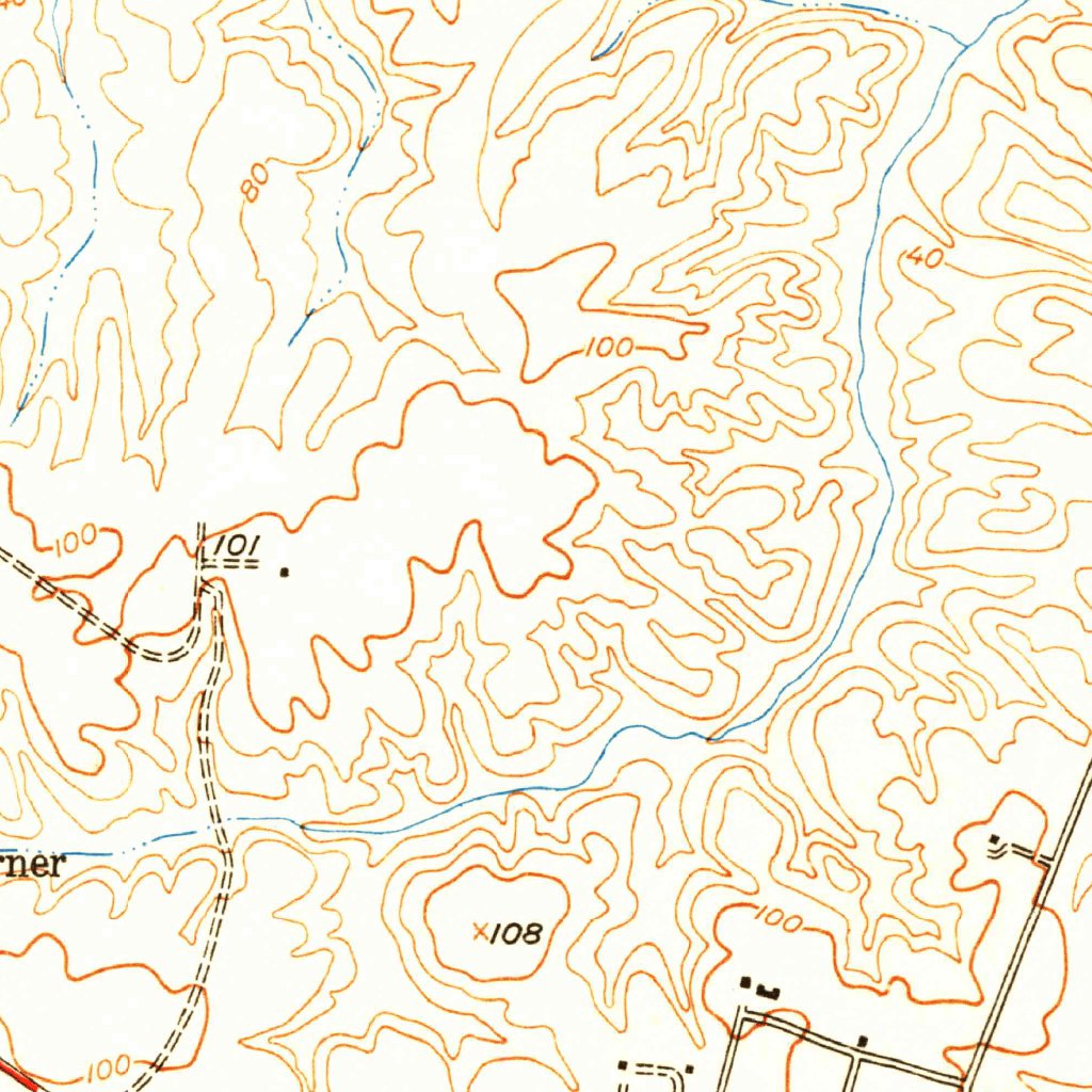 Lancaster, VA (1949, 24000-Scale) Map by United States Geological ...