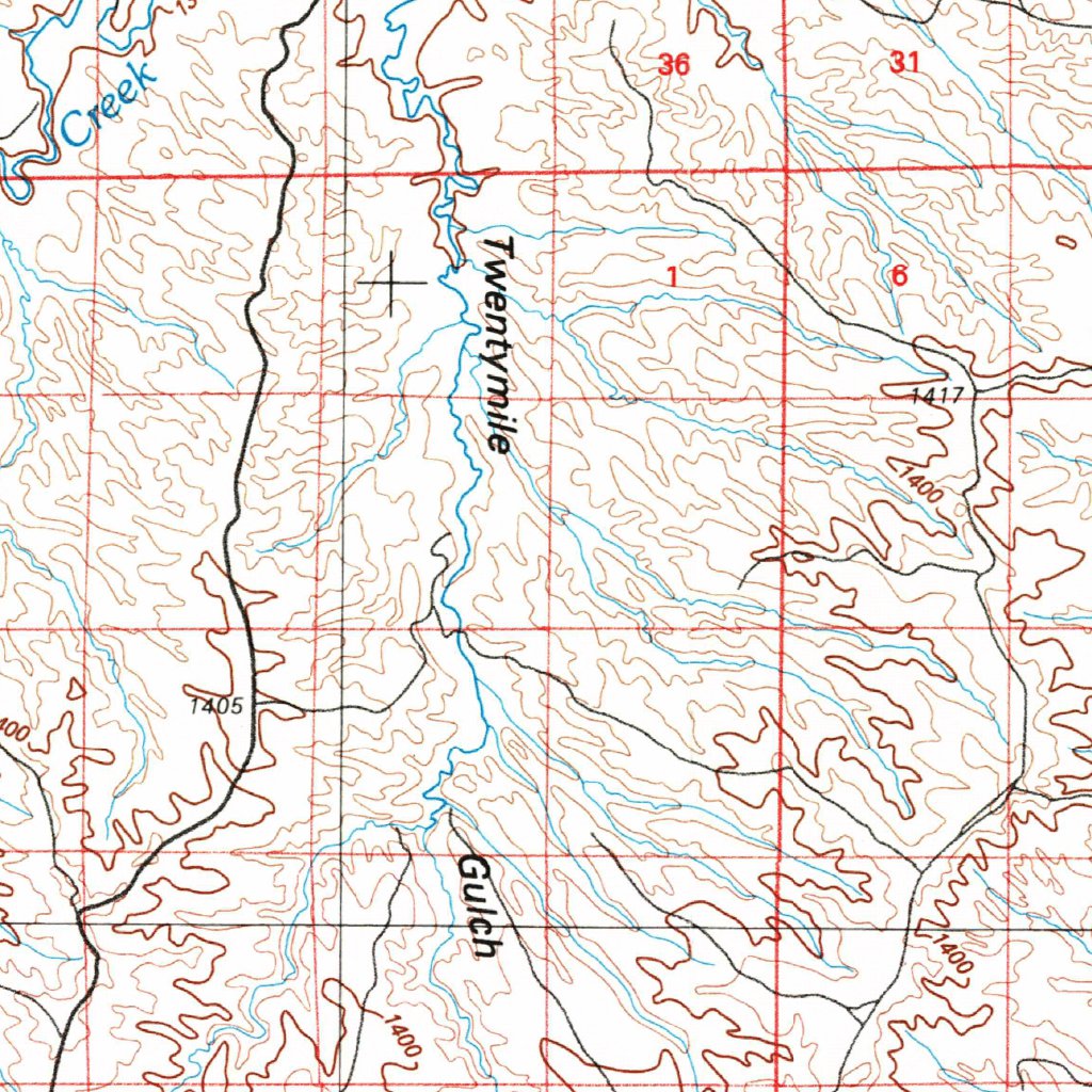 Lance Creek, WY-SD-NE (1981, 100000-Scale) Map by United States ...