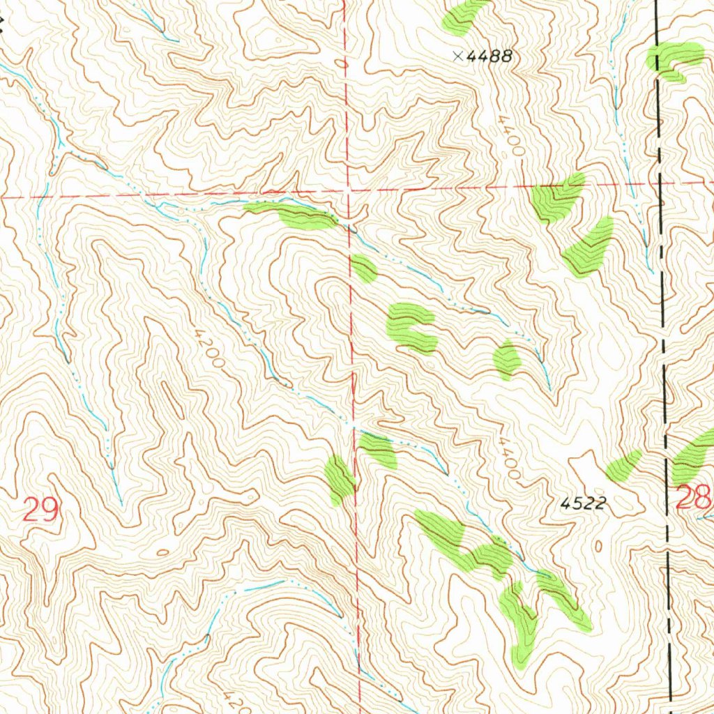 Lariat, WY (1972, 24000-Scale) Map by United States Geological Survey ...