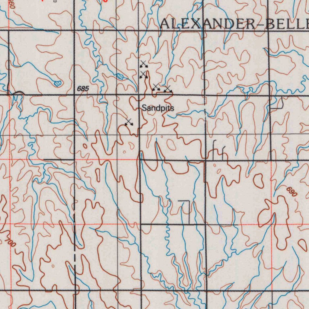 Larned, KS (1985, 100000-Scale) Map by United States Geological Survey ...