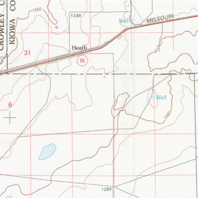 Las Animas, CO (1981, 100000-Scale) Map by United States Geological ...