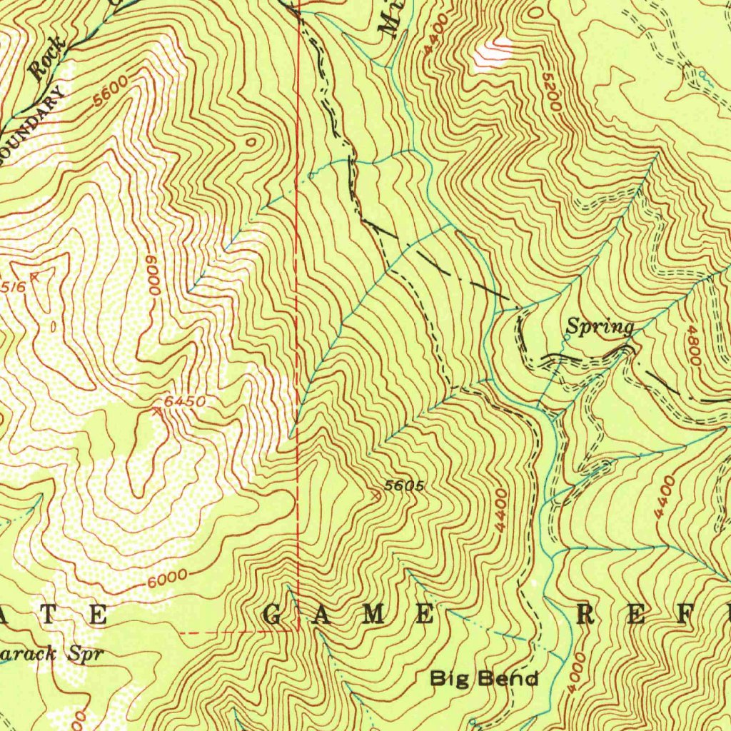 Lassen Peak, CA (1956, 62500-Scale) Map by United States Geological ...