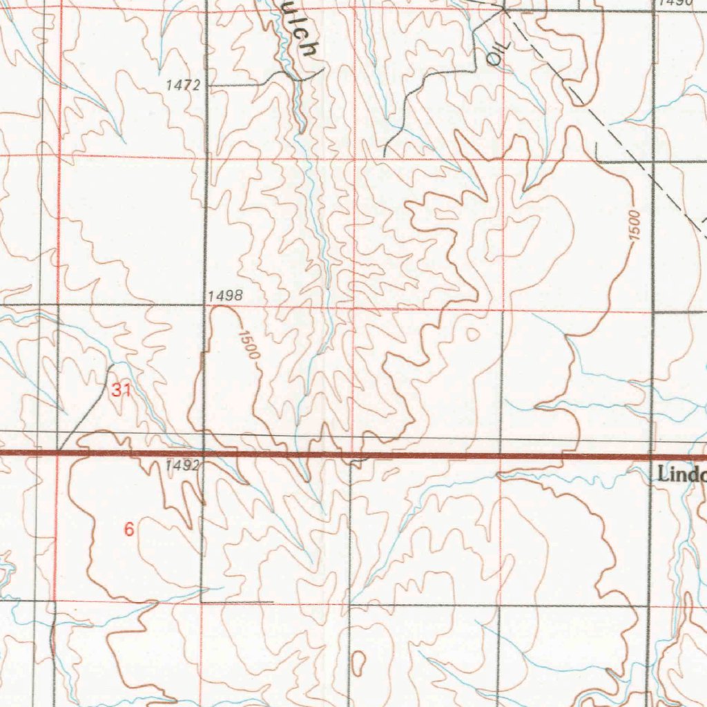 Last Chance, CO (1983, 100000-Scale) Map by United States Geological ...
