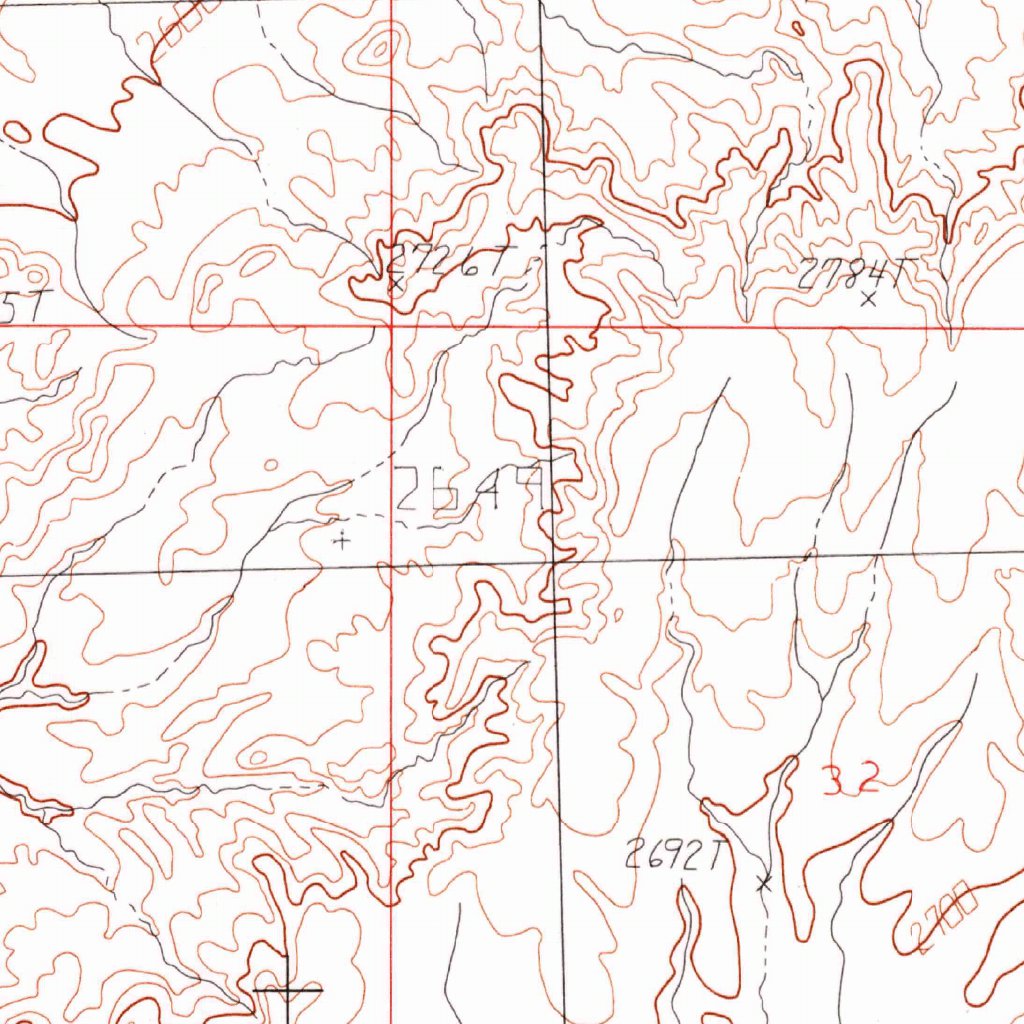 Last Chance Reservoir, MT (1984, 24000-Scale) Map by United States ...