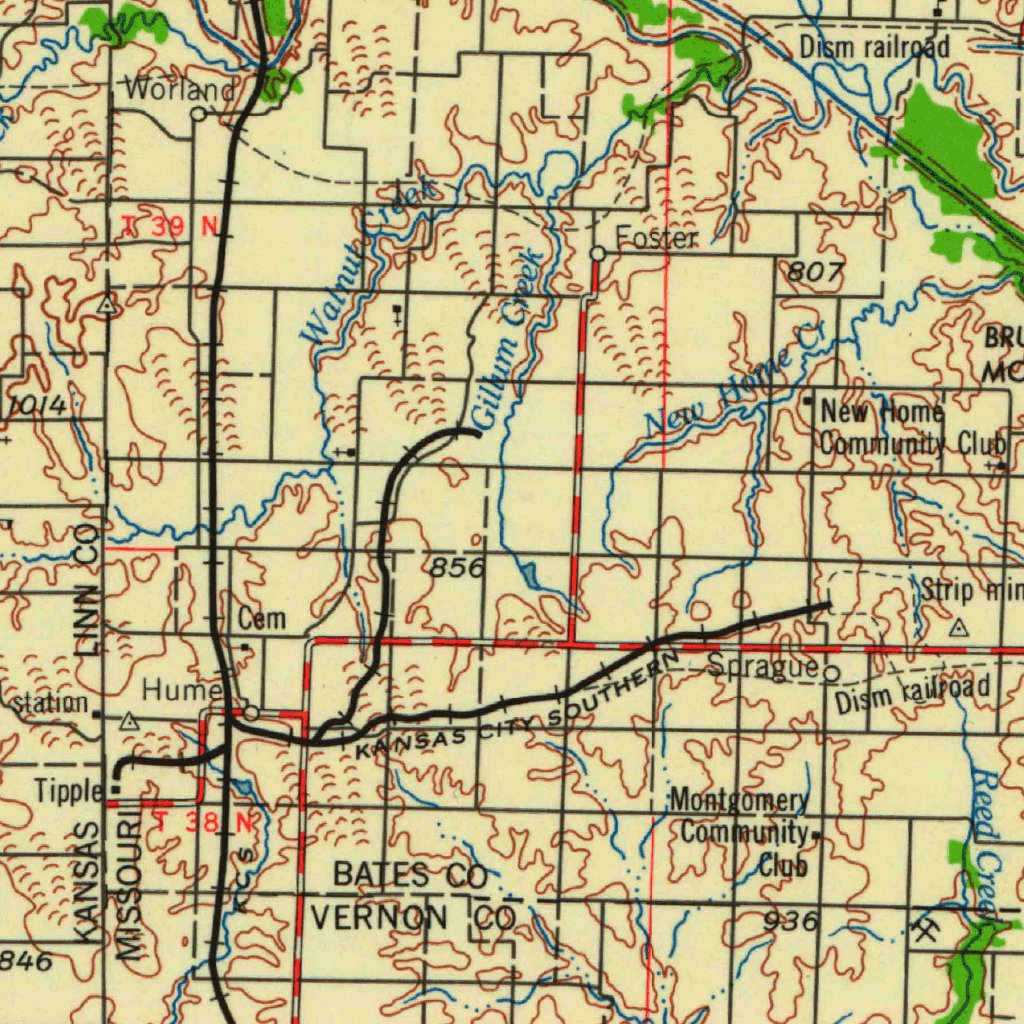 Lawrence, KS-MO (1961, 250000-Scale) Map by United States Geological ...