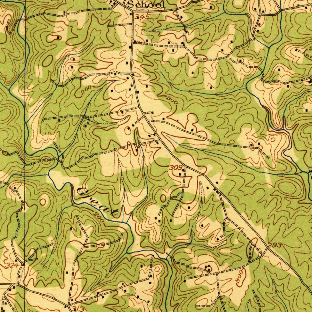 Lawrenceville, VA (1921, 62500-Scale) Map by United States Geological ...