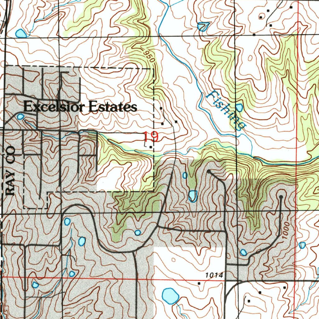 Lawson, MO (1990, 24000-Scale) Map by United States Geological Survey ...