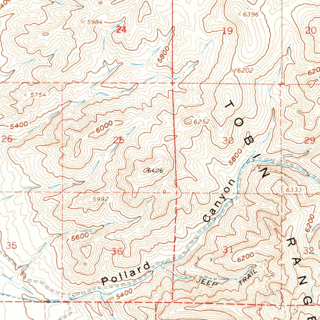 Leach Hot Springs, NV (1961, 62500-Scale) Map by United States ...