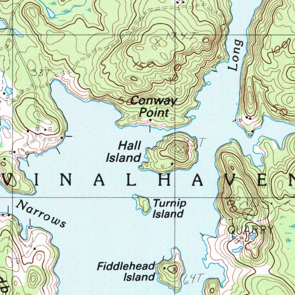 Leadbetter Island, ME (1982, 24000-Scale) Map by United States ...