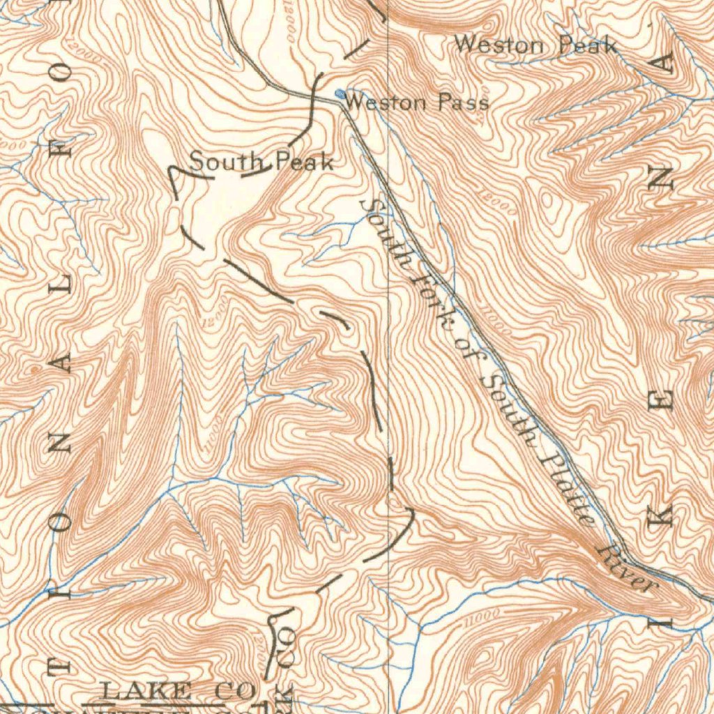 Leadville, CO (1889, 125000-Scale) Map by United States Geological ...