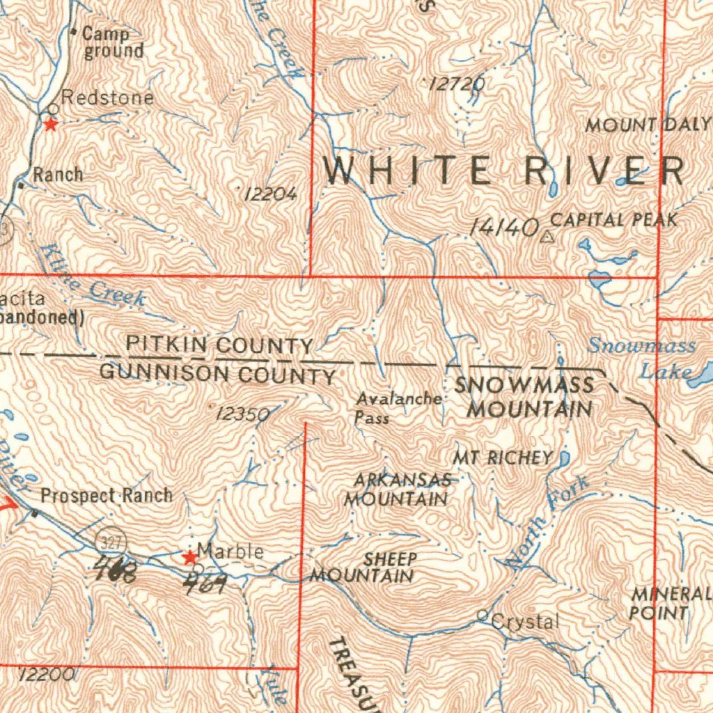 Leadville, CO (1960, 250000-Scale) Map by United States Geological ...