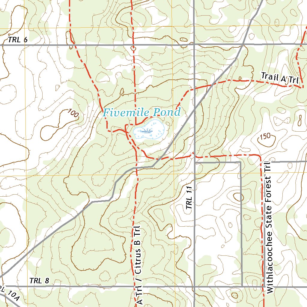Lecanto, FL (2021, 24000-Scale) Map by United States Geological Survey ...