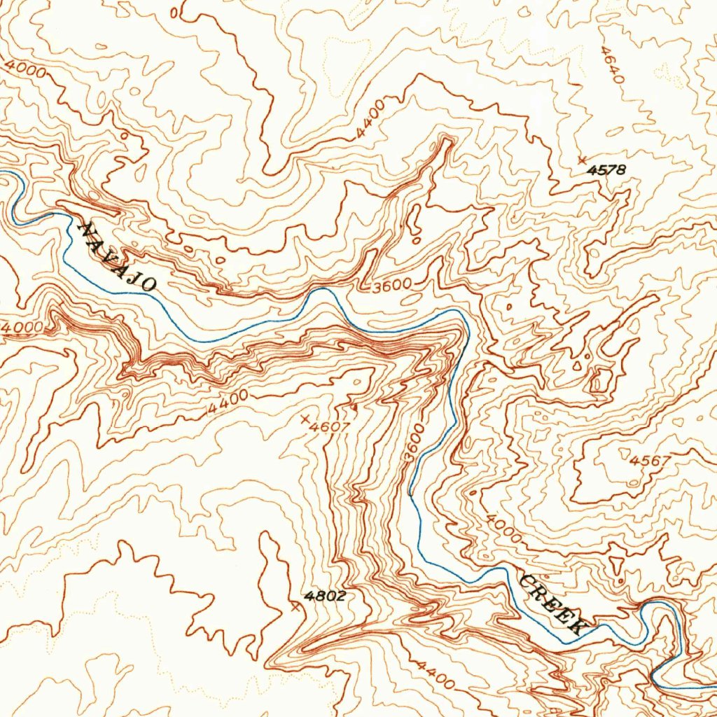 Lechee Rock, AZ (1954, 62500-Scale) Map by United States Geological ...