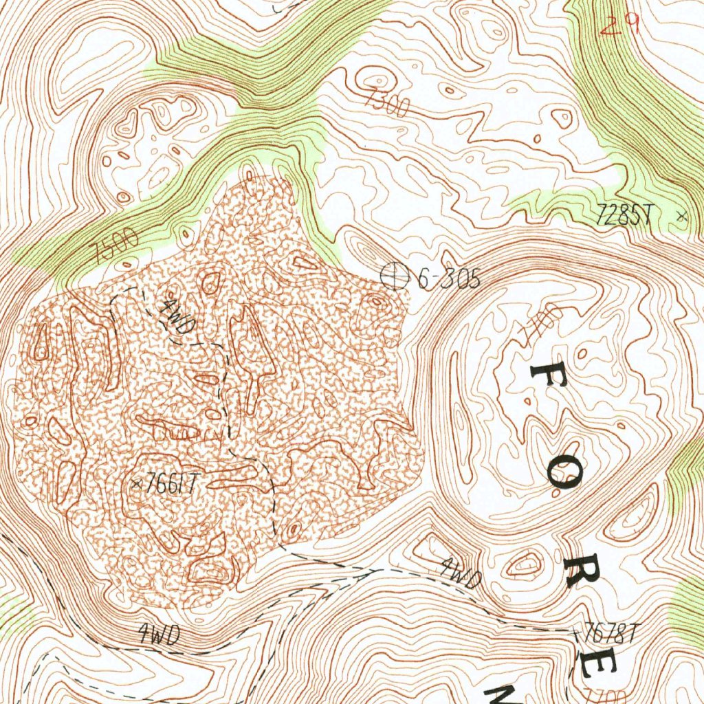Lee Vining, CA (1992, 24000-Scale) Map by United States Geological ...