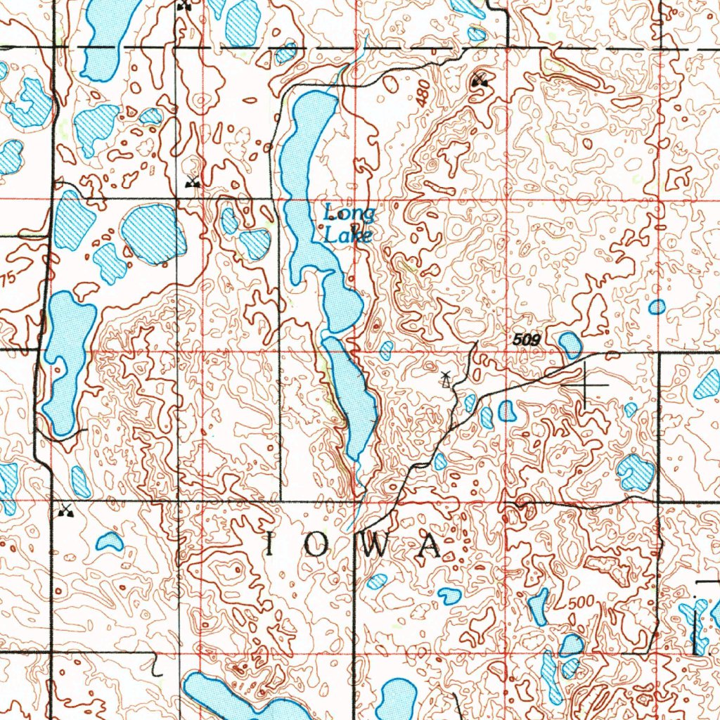 Leeds, ND (1985, 100000-Scale) Map by United States Geological Survey ...