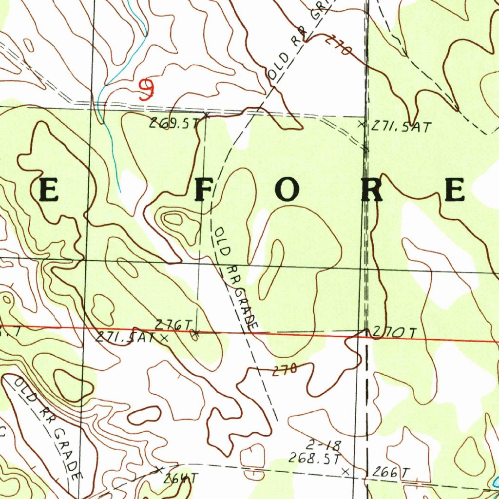 Legrand, MI (1986, 24000-Scale) Map by United States Geological Survey ...