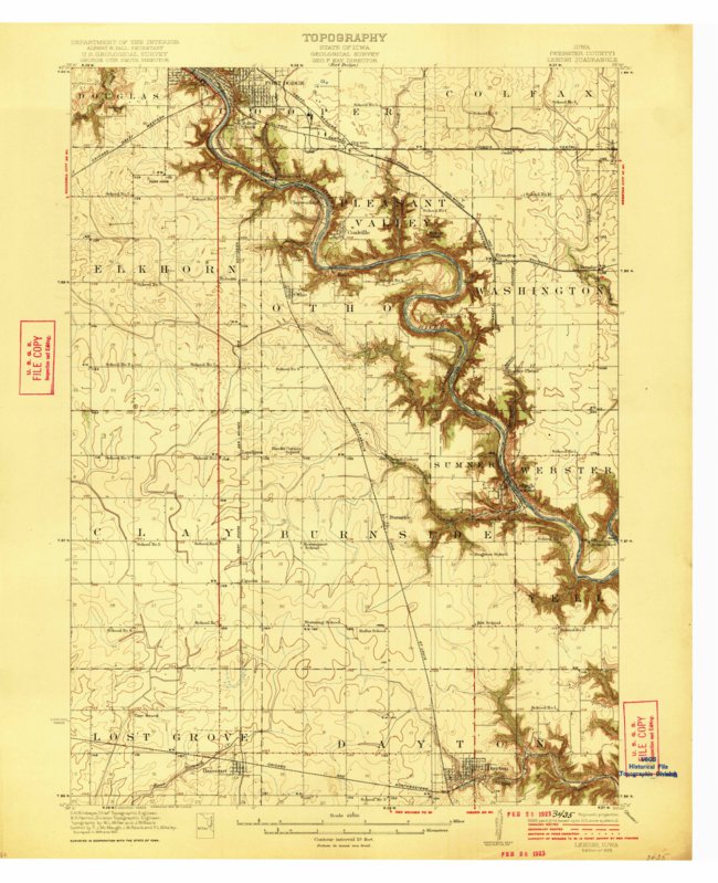 Lehigh, IA (1923, 62500-Scale) Map by United States Geological Survey ...