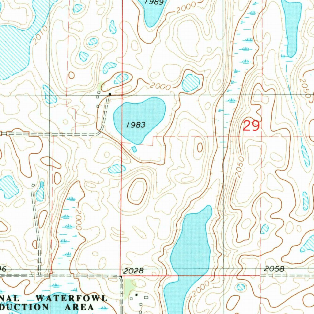 Lehr, ND (1982, 24000-Scale) Map by United States Geological Survey ...